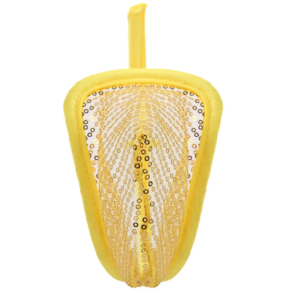See-through C-string with Sequin Design | Free Shipping!